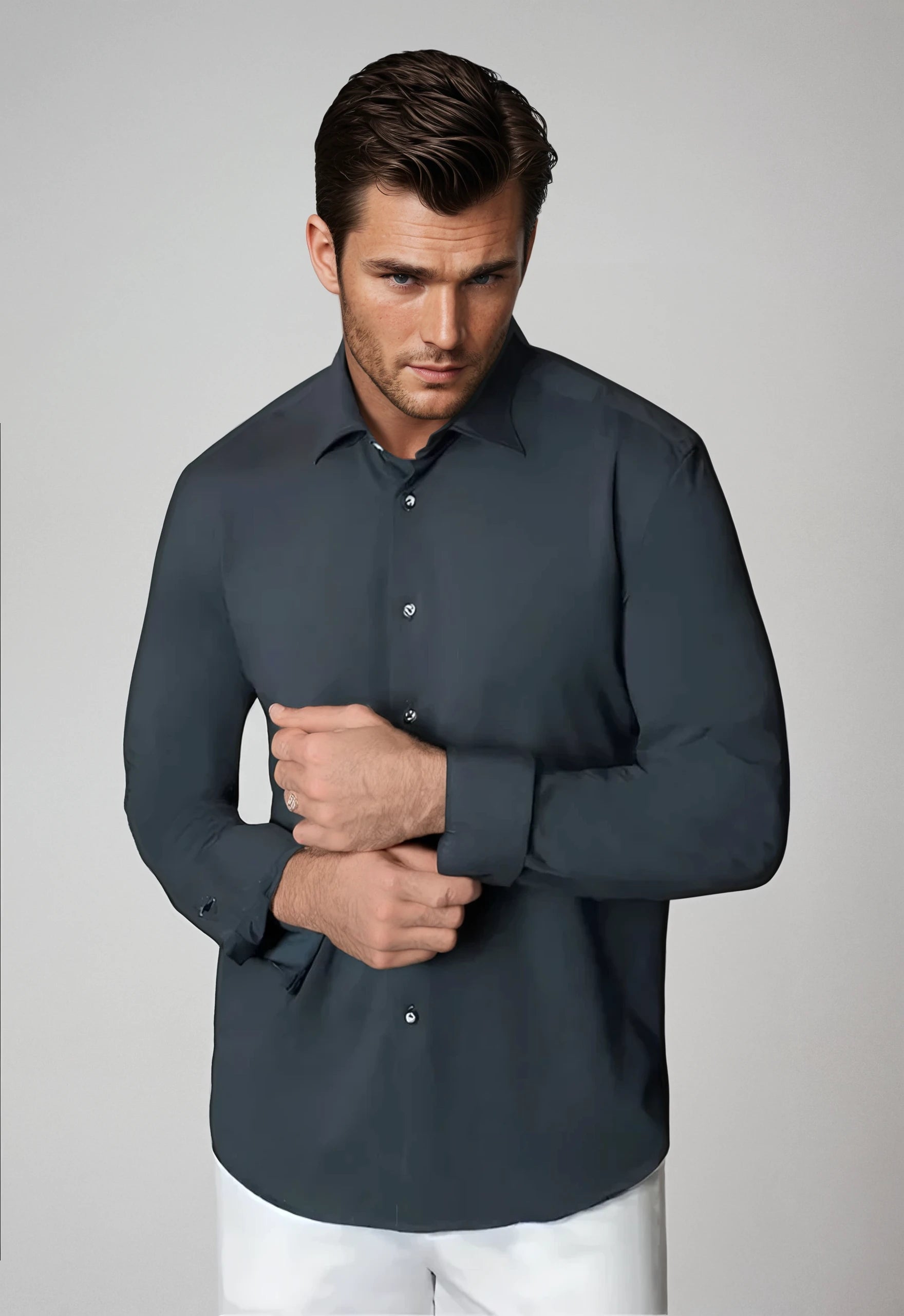 Buki + CINQO Single Shot Button Front Shirt - Buki