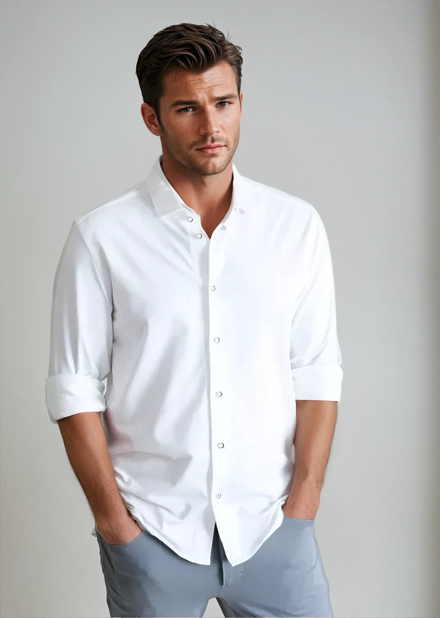 Buki + CINQO Single Shot Button Front Shirt - Buki
