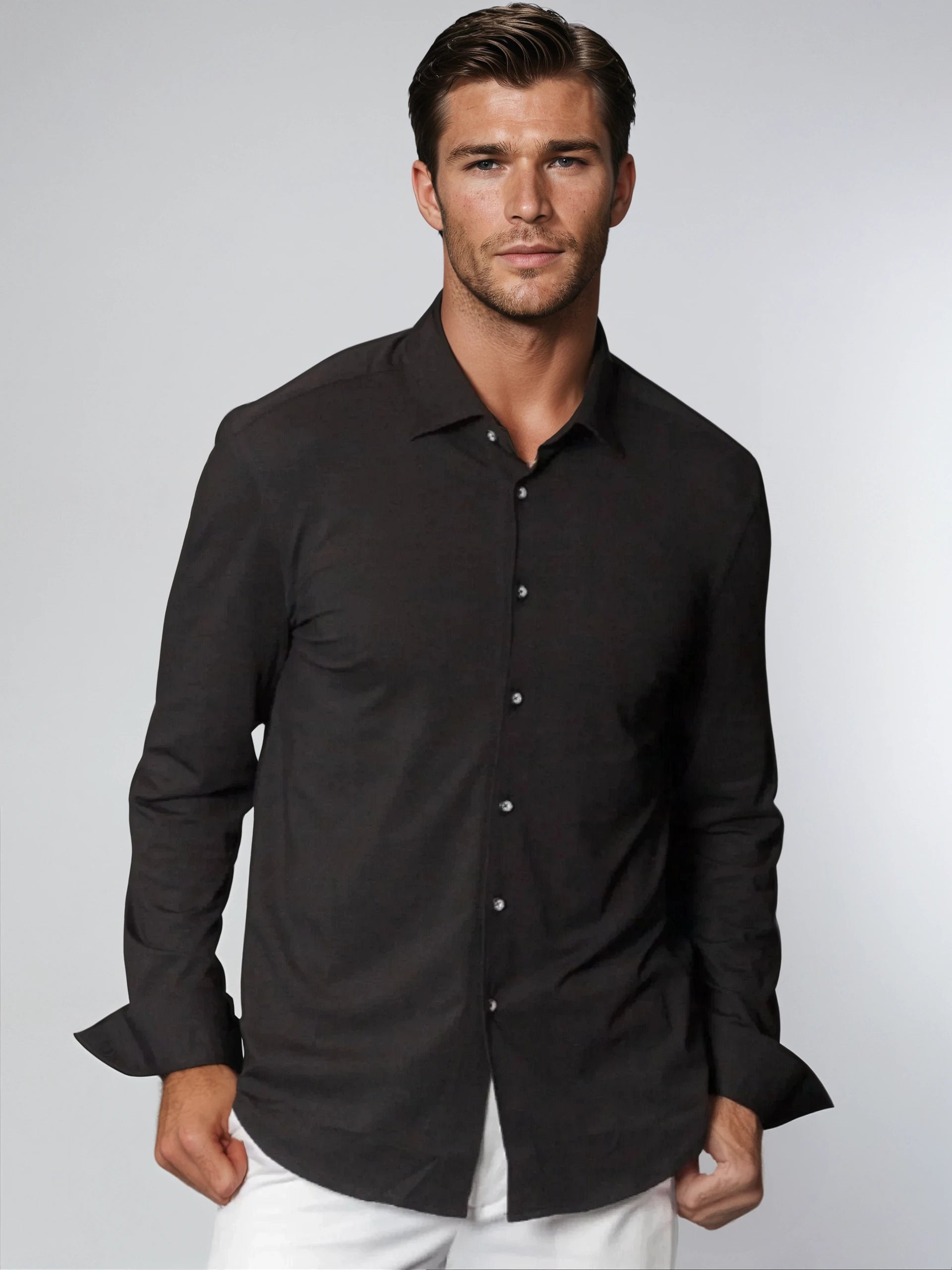 Buki + CINQO Single Shot Button Front Shirt - Buki